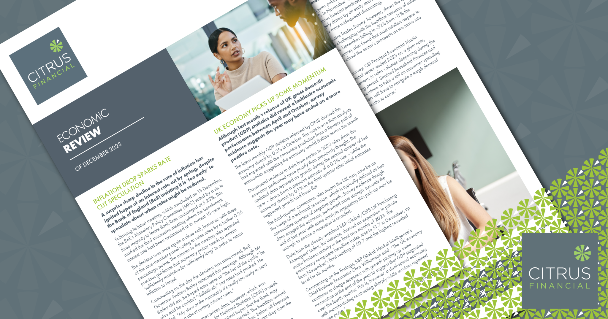 Monthly Economic Review newsletter – available now! - Citrus Financial